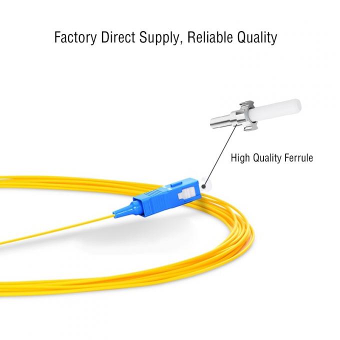 Simplex Duplex Fiber Optical Pigtail G657A1 OM1 OM2 OM3 0.9mm