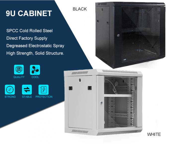 600x600 9u Rack Cabinet ODF Data Center Server Network Cabinets