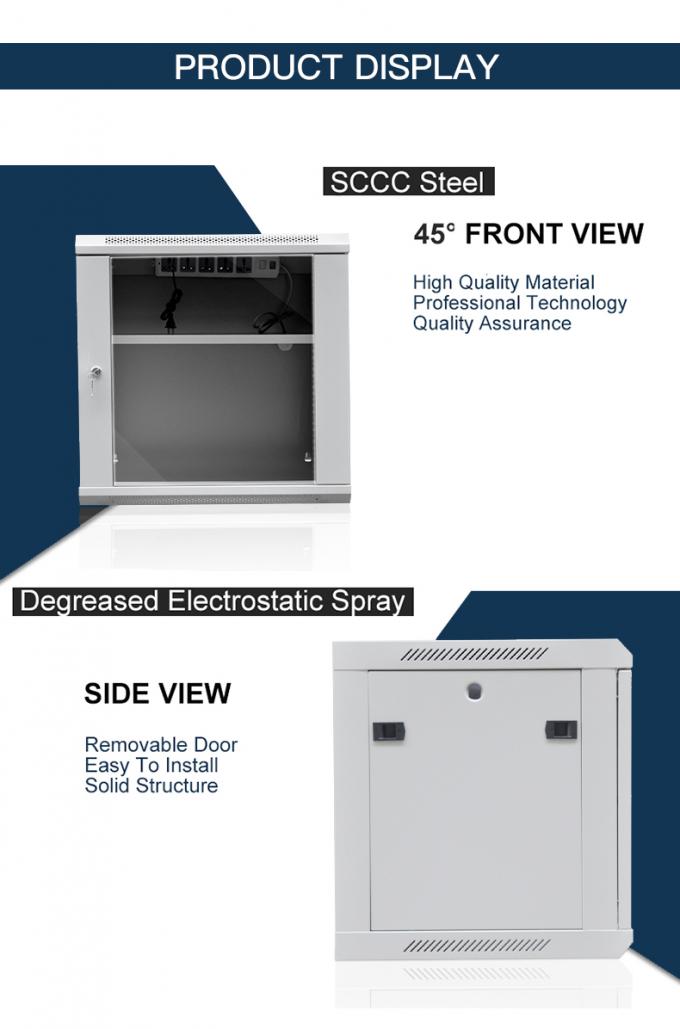 600x600 9u Rack Cabinet ODF Data Center Server Network Cabinets