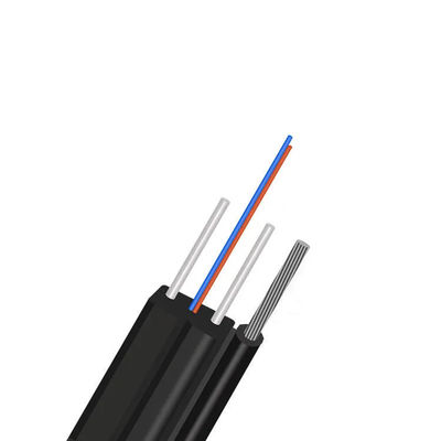 GJYXCH Self Supporting FTTH Drop Cable Single Mode With Steel Wire