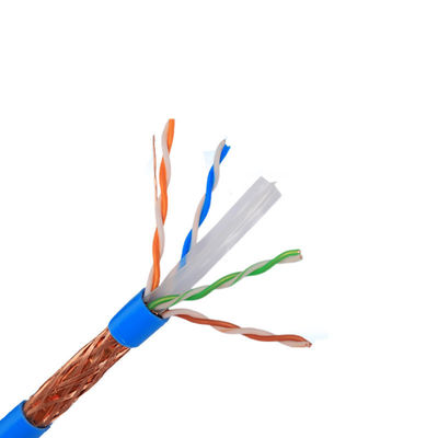 Copper Jelly Filled Armored CAT6 UTP Cable , 4 Pair Network Lan Cable