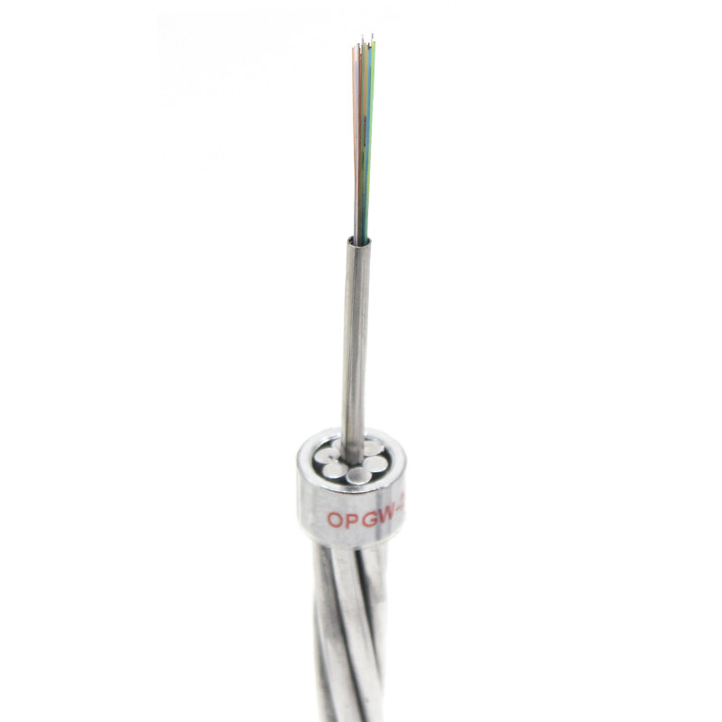 60mm2 Overhead Fiber Optic Cable Central Steel Tube OPGW 12-24 core
