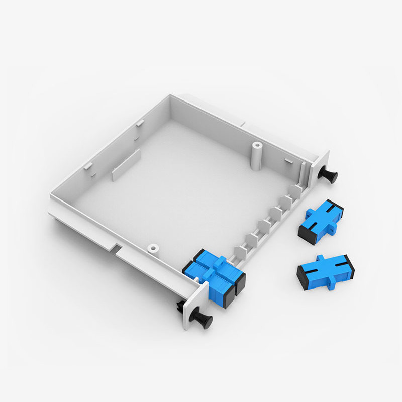 Communication Connector Insert Type Fiber Optic Splitter Cassette 1x8 PLC