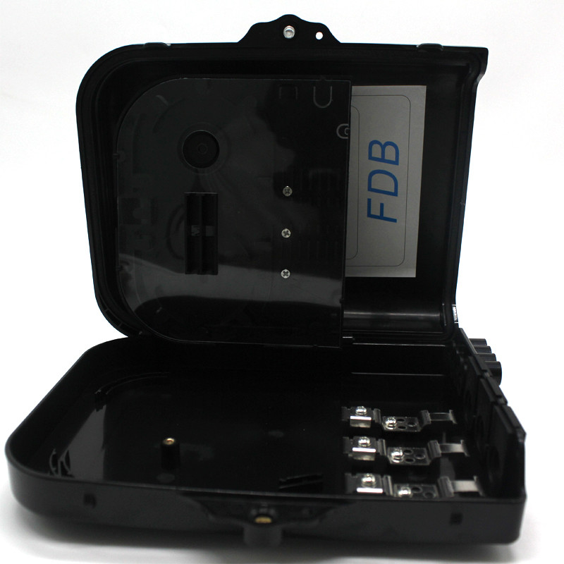 8 Ports Fiber Optic Distribution Box , Outdoor Wall Mounted FTTH Box ...