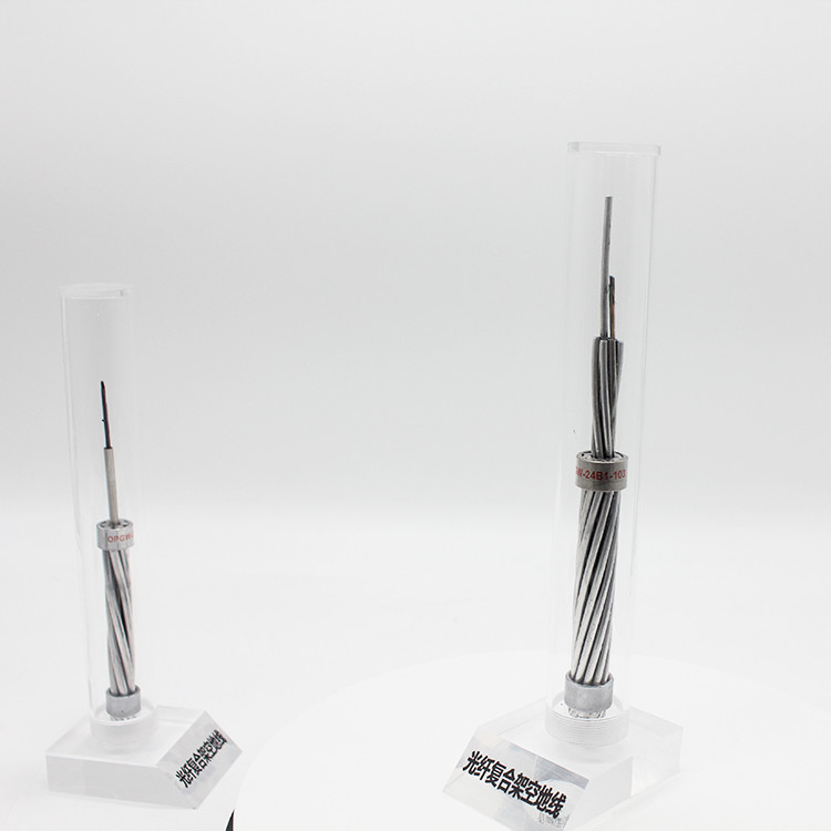 24 Core 48 Core G655 OPGW Power Cable Optical Fiber Cable In South ...