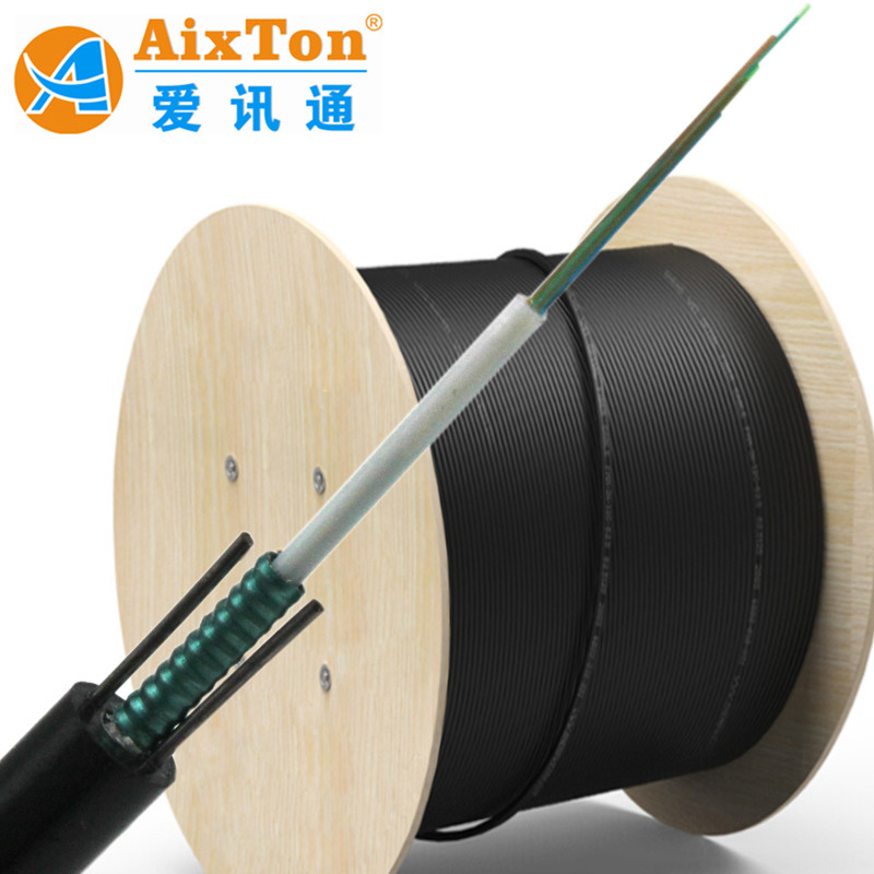 GYXTW Outdoor Fiber Optic Cable Aerial Duct Single Mode Armored 4 Core ...