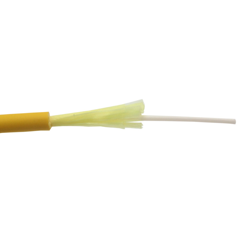2 Core 4 Core Multimode FTTH Drop Cable FTTH Fiber Optic Cable With FRP ...