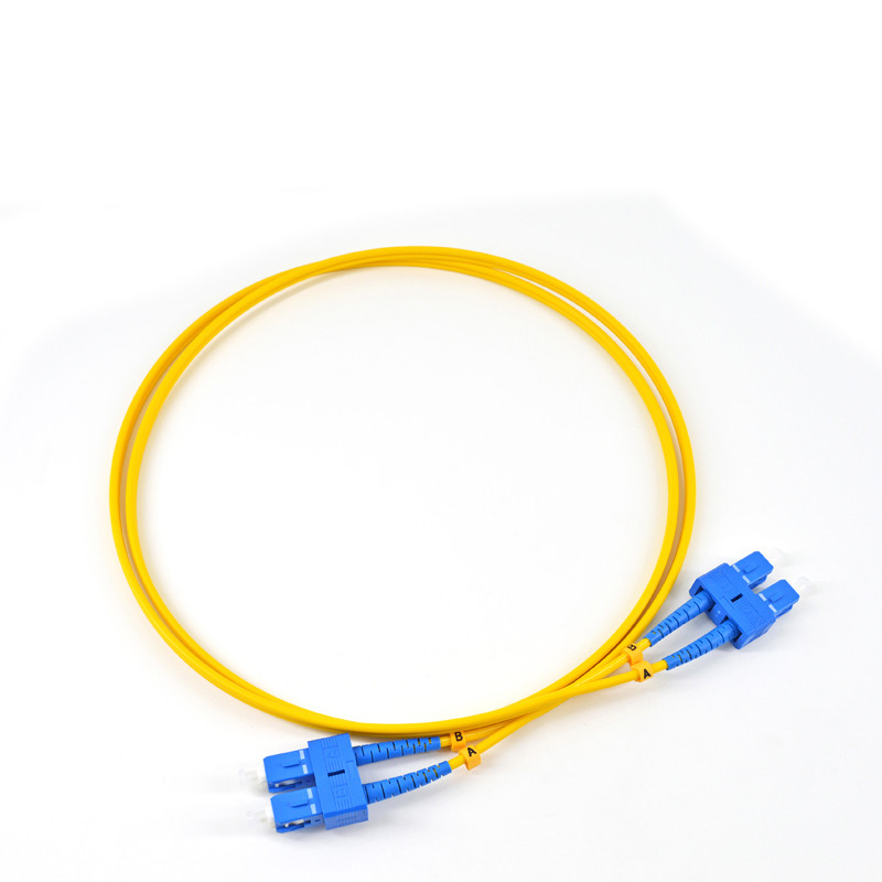 Single Mode Simplex 5meters Length SCUPC-SCAPC SCAPC-SCAPC Fiber Optic ...