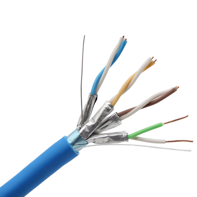 CAT7 CAT 7 22AWG 23AWG Shielded Indoor Outdoor 1000FT LAN Cable ...