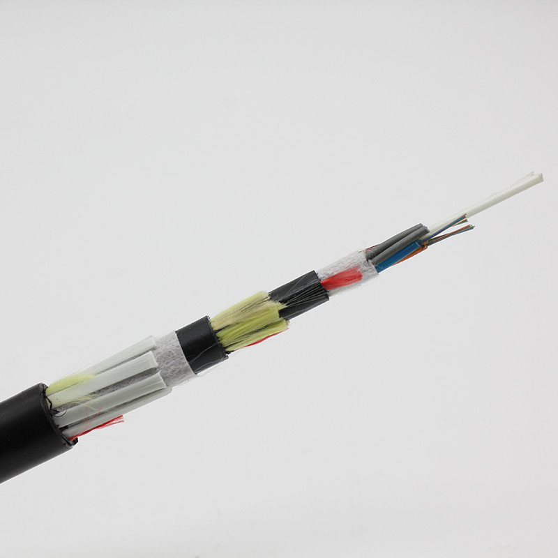 Triple Jacket 48 Core ADSS Fiber Optic Cable Single Mode G652D FRP 2.5mm 100m Span Length