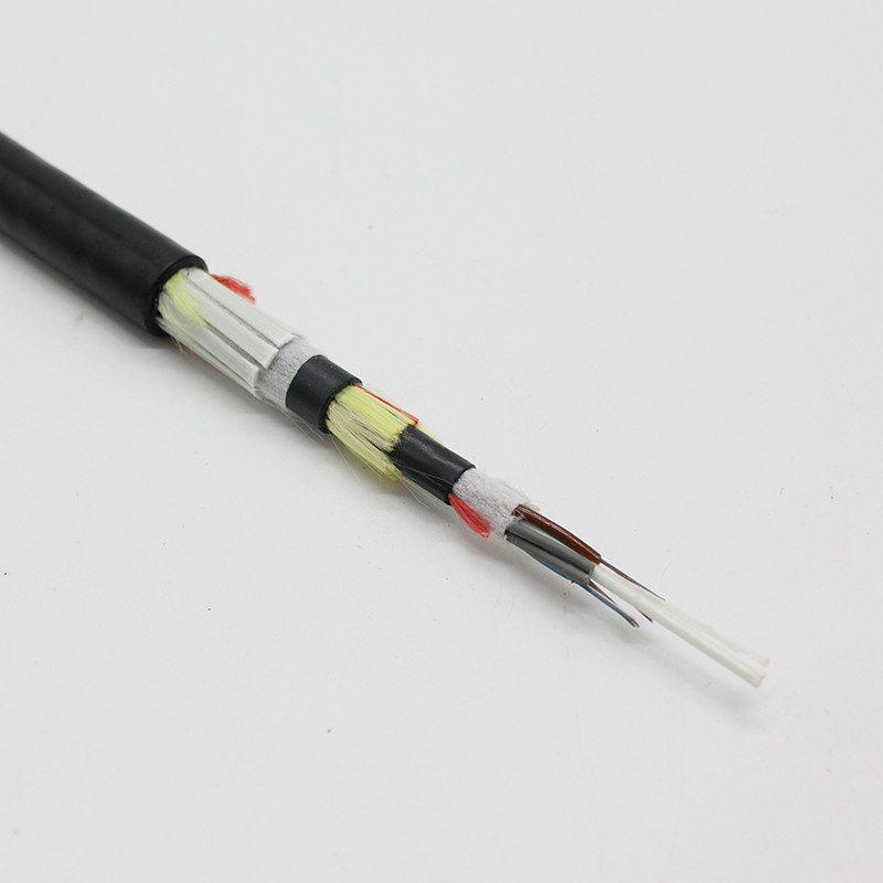 Triple Jacket 48 Core ADSS Fiber Optic Cable Single Mode G652D FRP 2.5mm 100m Span Length