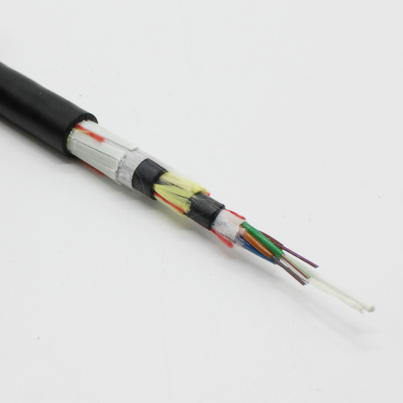 12 24 48 96 Hilos ADSS Fiber Optic Cable 4km Single Jacket Anti Rat ...