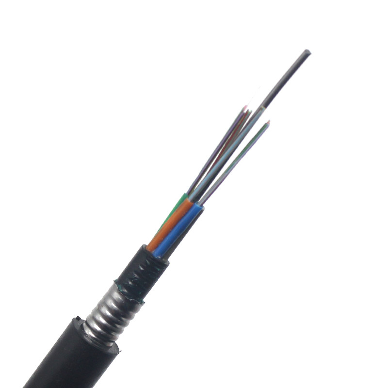 48 CORE Fiber Optic Network Cable Underground Outdoor Rated Gyty53 1+5/ ...
