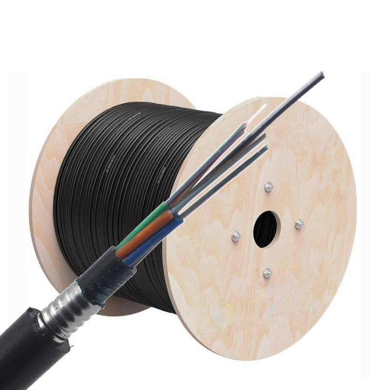 Preferential GYTY53 2-144 Cores Outdoor Fiber Optic Cable Double PE Jacket