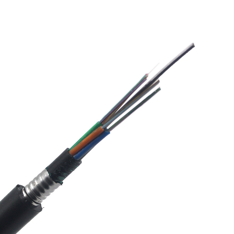 Preferential GYTY53 2-144 Cores Outdoor Fiber Optic Cable Double PE Jacket
