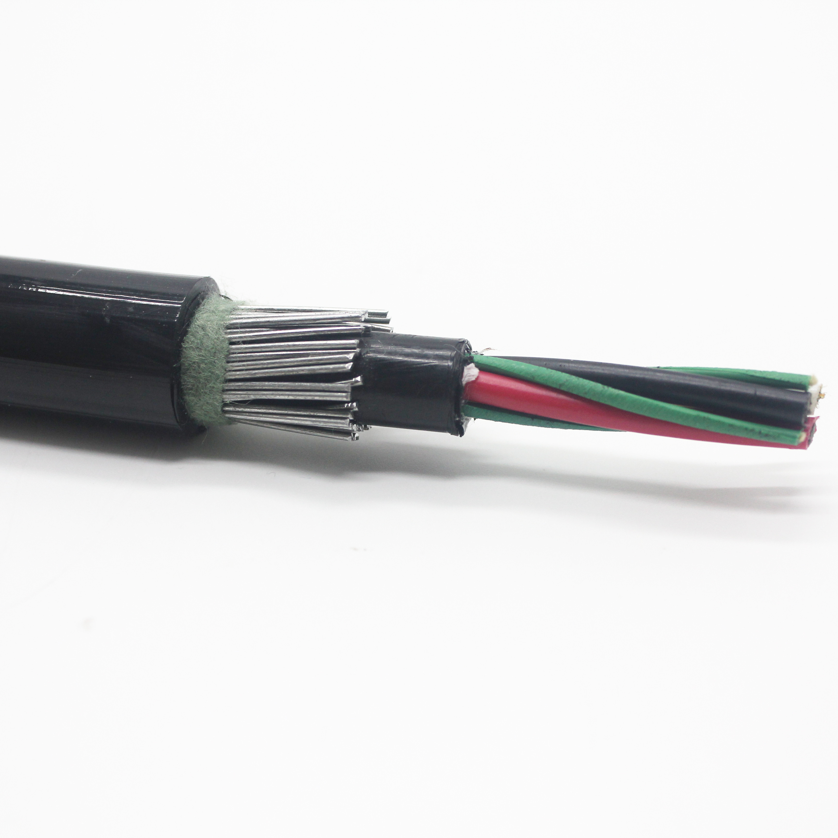 12 24 48 96 144 Core Hybrid Optical and Electrical Stranded Loose Tube Cable Outdoor Armoured ...