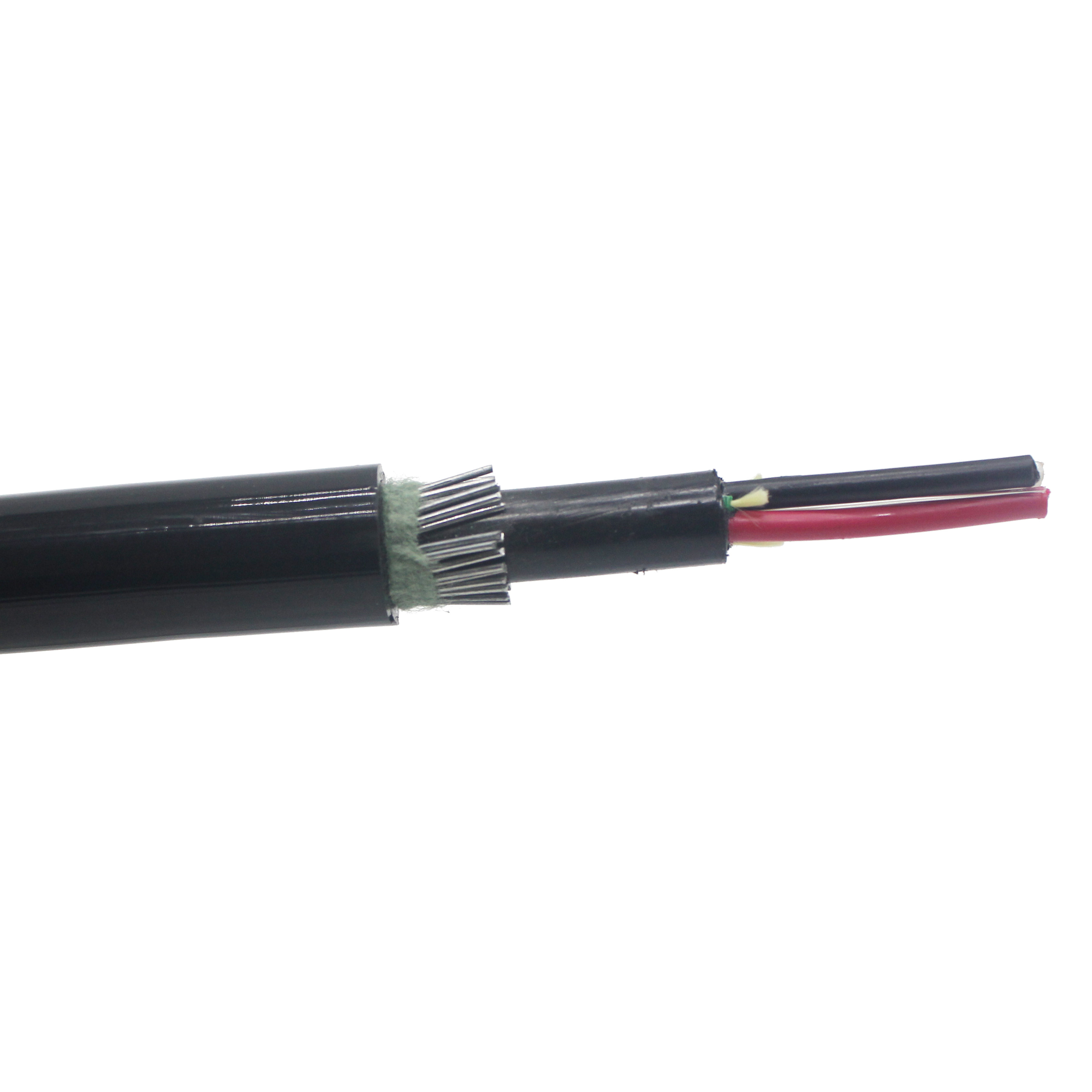12-96core FTTA Hybrid Fiber Optic Cable Copper Wire Power Photoelectric ...