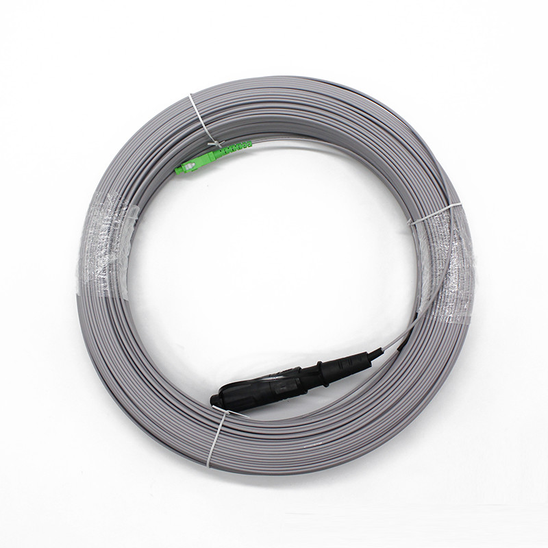 Waterproof Outdoor FTTH Singlemode Fiber Optic Drop Cable Patch Cord 1 ...