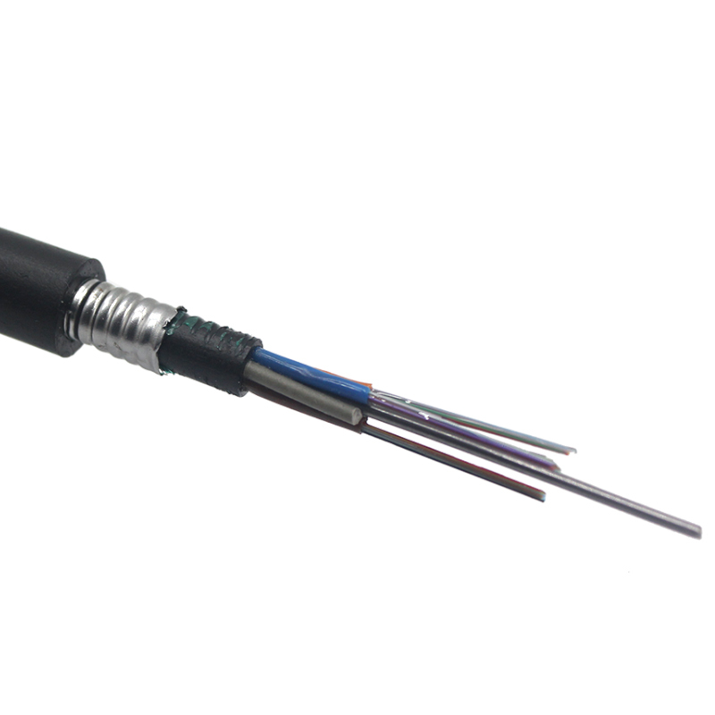 Double sheath armored anti rodent 12 24 48 core GYTA53 fiber optic cable