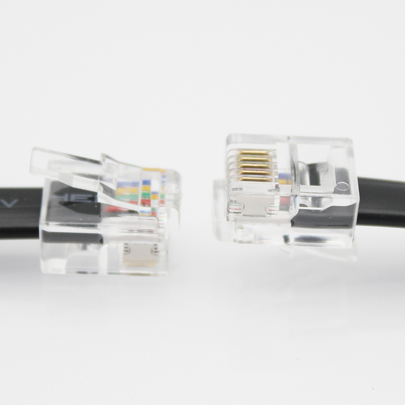 6 Core 30AWG Flat Cables RJ12 Modular Telephone Extension Phone Line Cables
