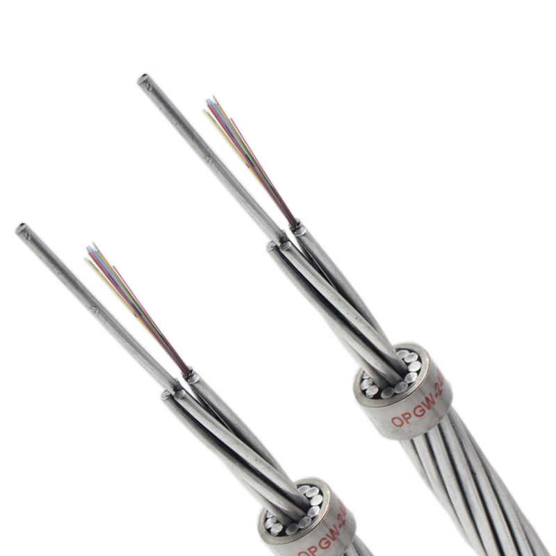 Ground G652d Fiber Optic Cable 24 Core Single Mode Aerial Optical Opgw ...