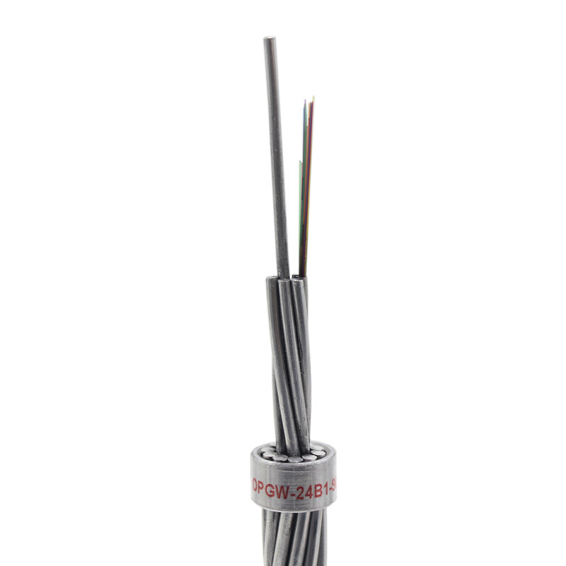 48 Core Aluminium Armored Fiber Optic Cable OPGW Overhead Ground Wire